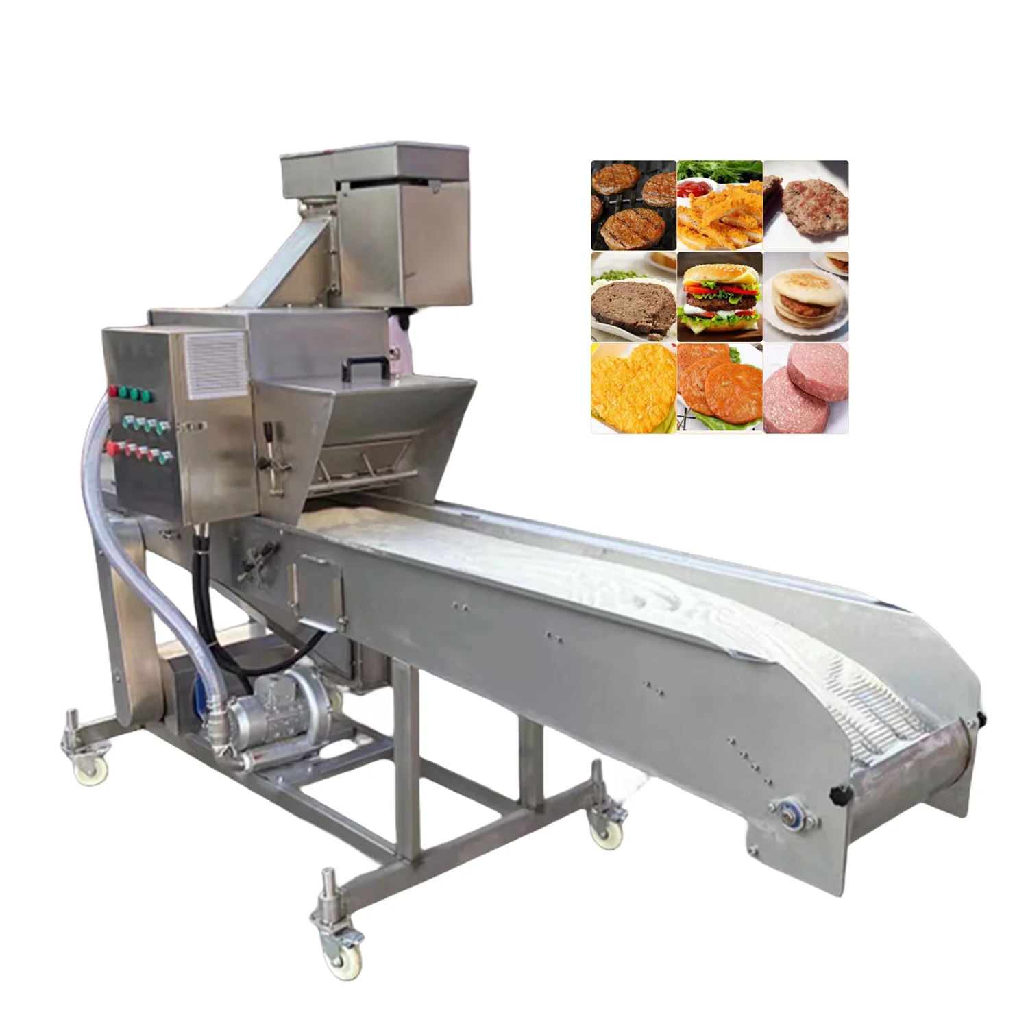 Sus304 Electric Automatic Continuous Breaded Shrimp Battering Breading ...
