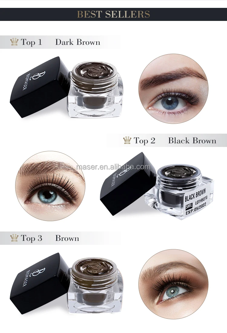 Biomaser 3d Manual Organic Pigments Eyebrow Tattoo Pigmento ...
