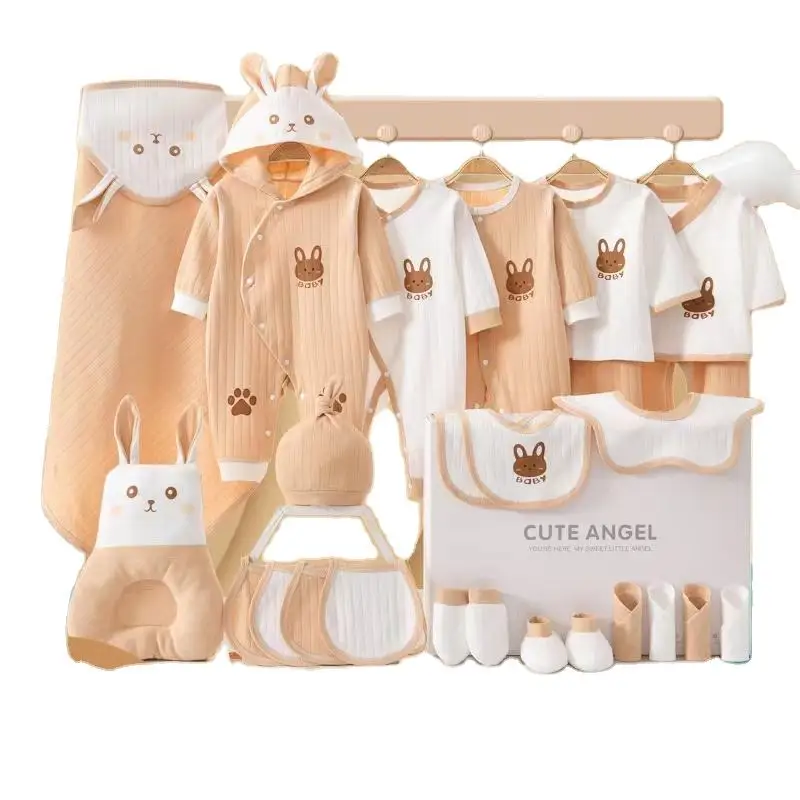 Custom Newborn Babies Gift Box Pure Cotton Clothing Sets Casual 26pcs ...