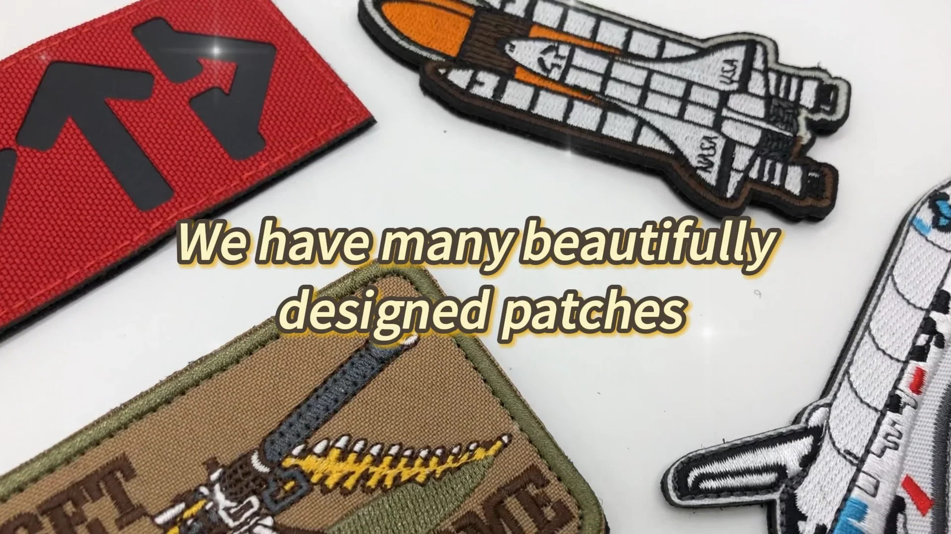 Jt Custom 3d Sniper Logo Badges Embroidered Patch Sew On Patches Clothing Hat Custom Embroidery ...