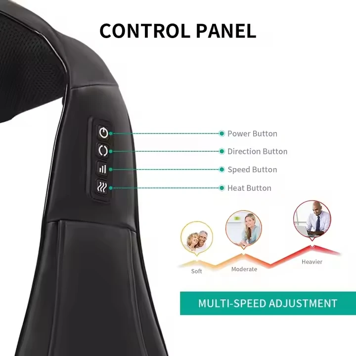 2025 Electric Shiatsu Back Neck Shoulder Massager with Infrared Heating ...