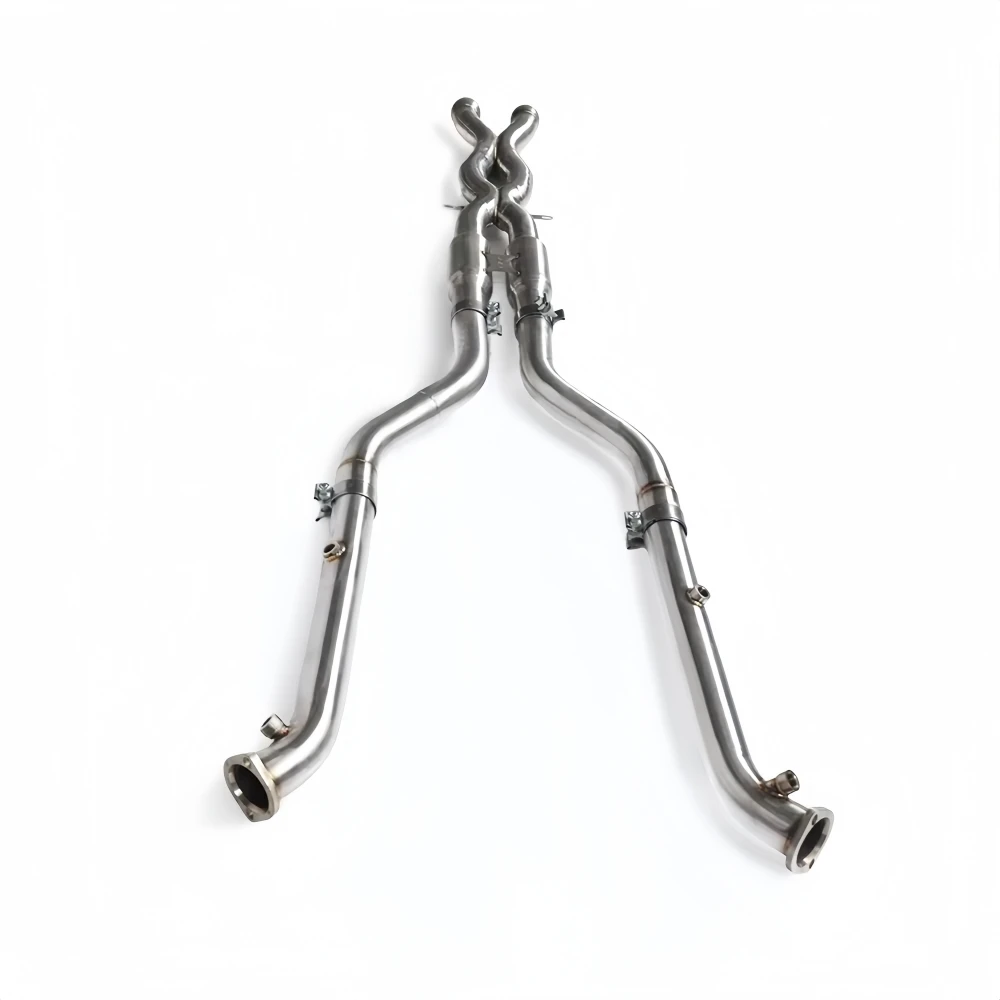 High-flow Exhaust System Resonator for BMW M3 E90/E92/E93 V8 4.0L 2008 ...