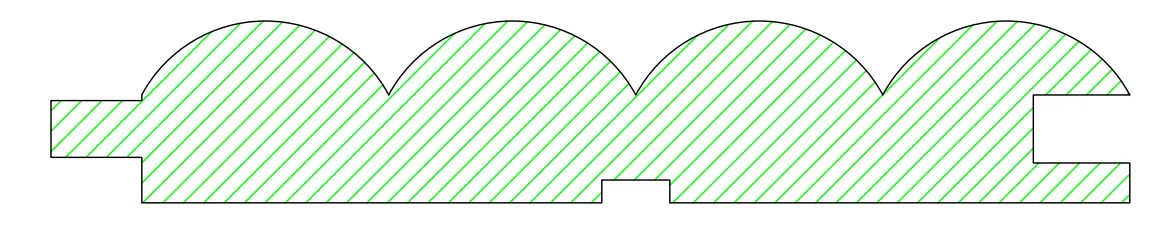 Seamless Millwork Panels - Easy Install Rib 4 Wood Cladding