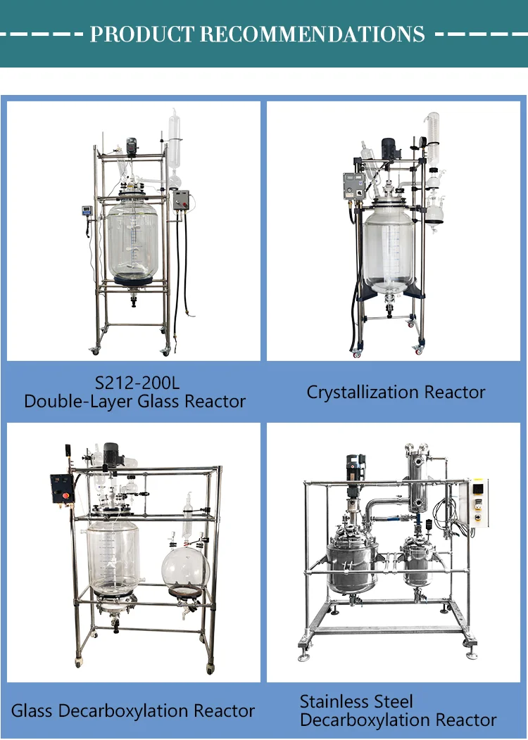Laboratory 50l Jacketed Glass Reactor Chemical Reactor Price - Buy ...