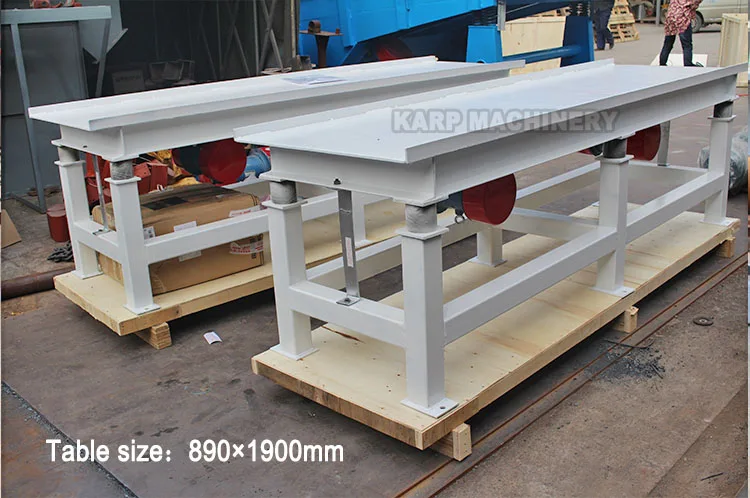 Concrete Mold Vibratory Table Full Mold Casting Reduce Porosity ...