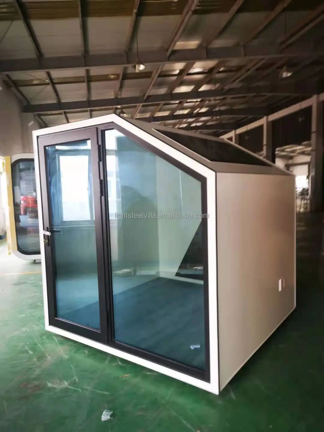 Outdoor Disassembled Home Pod: Modern Portable Backyard Office Pod with ...