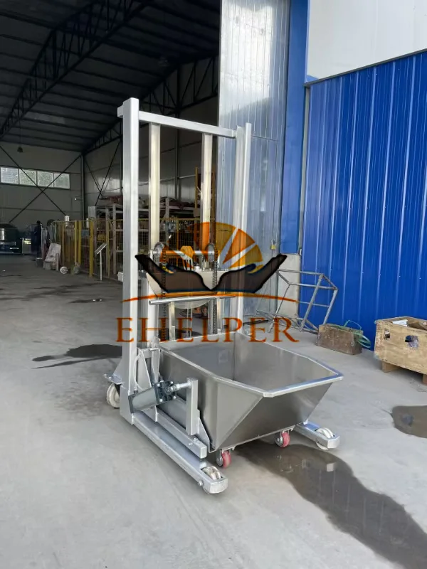 200kg Lifting Tilting Trolley Pneumatic Operated Automatic Lifter ...