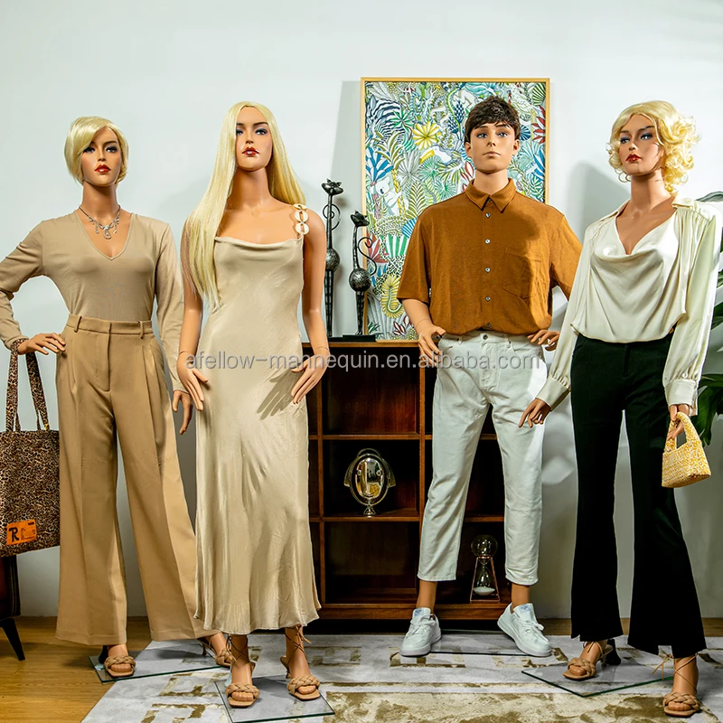 Cheap Realistic Makeup Full Body Dummy Plastic Body Female Mannequin ...