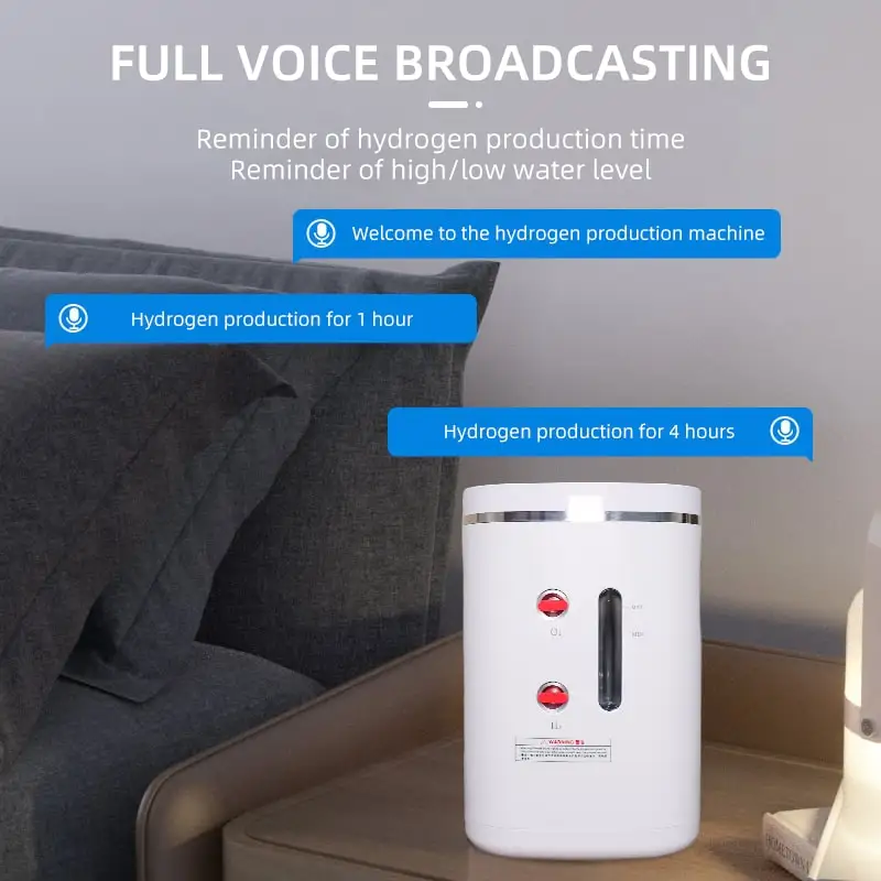 Hydrogen Gas Inhaler Generador De Hidrogeno Portable Mini Hydrogen ...