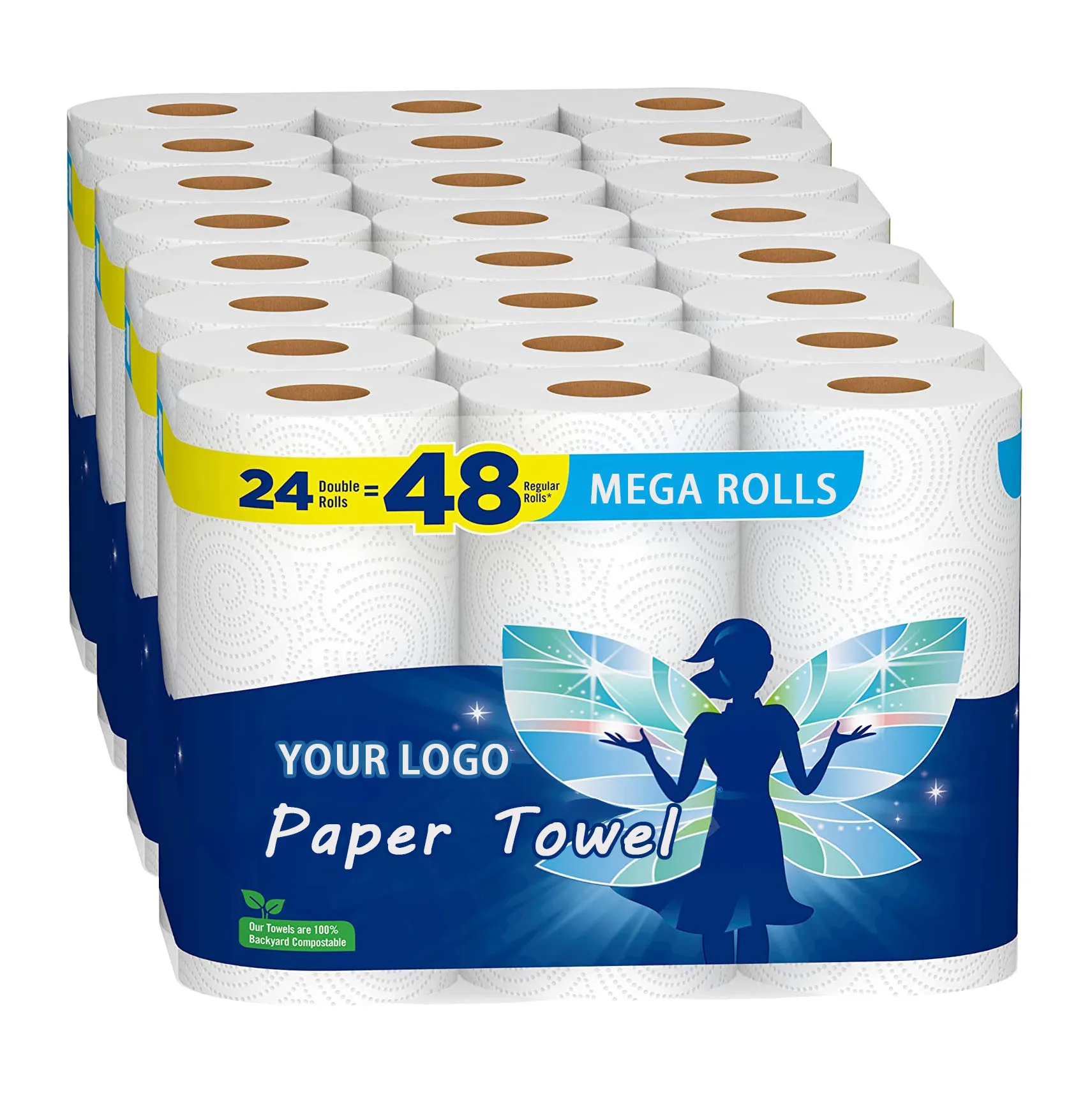 Wholesale 3 Ply Layer Bathroom Tissue Toilet Paper Toilet Tissue Roll ...