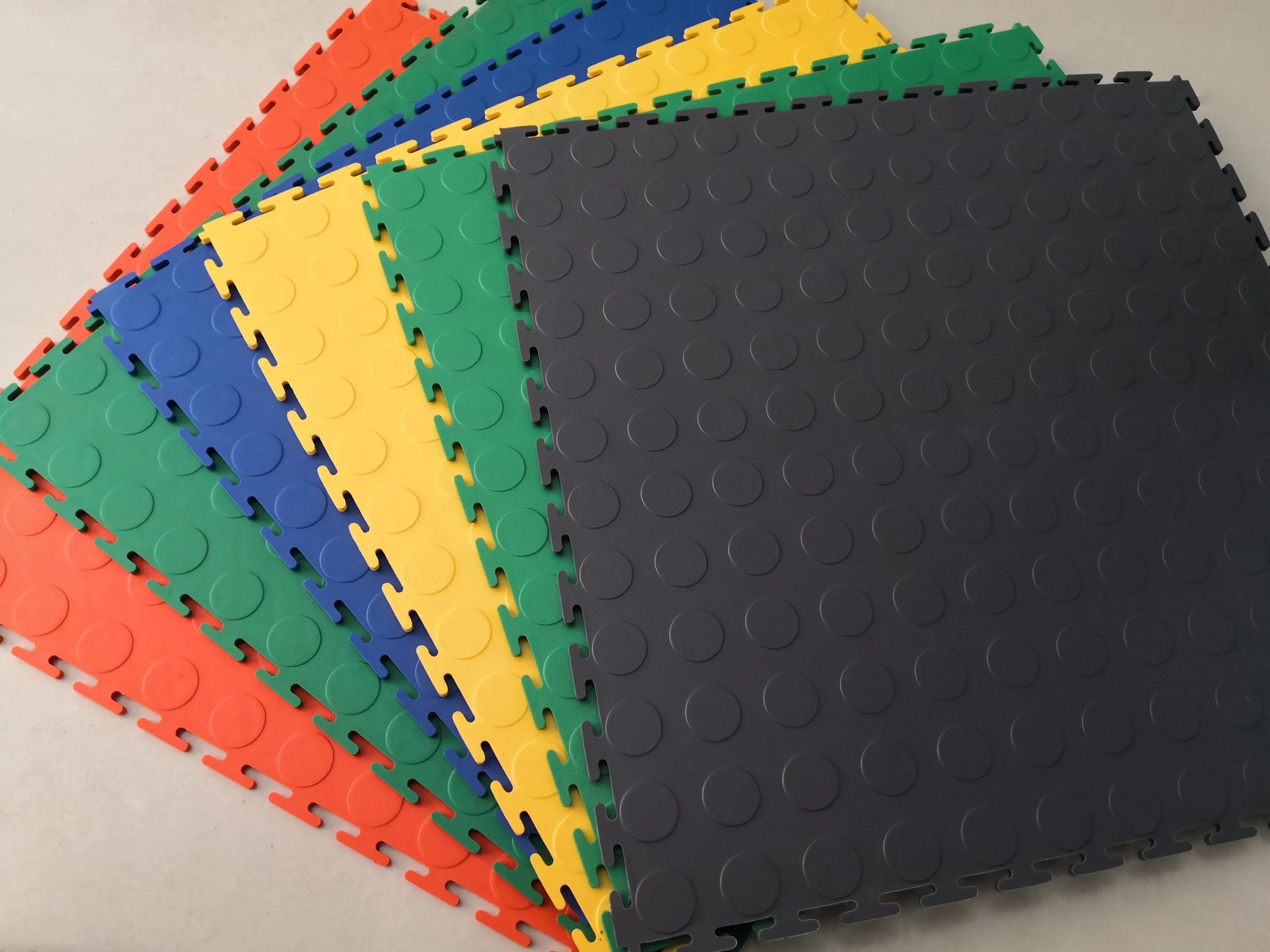 Pvc Interlocking Garage Workshop Industrial Floor Tile Factory Price ...