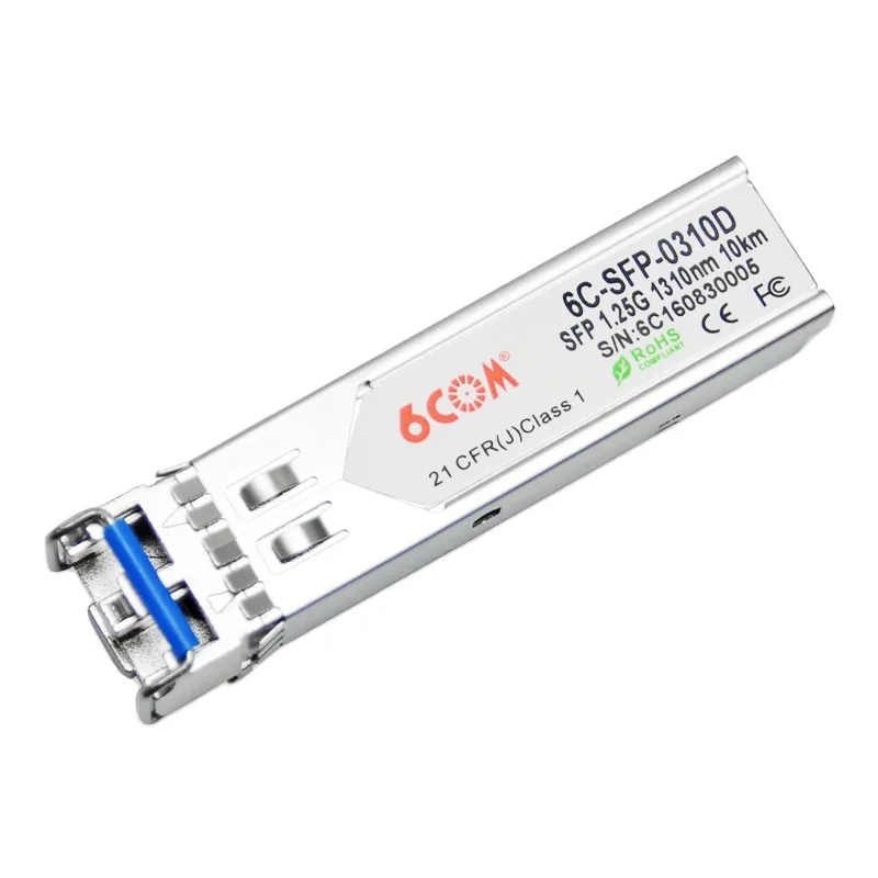 【サイズ】 6COM CWDM SFP Optical Transceiver 1.25G 40km 1510nm DDM LC ...