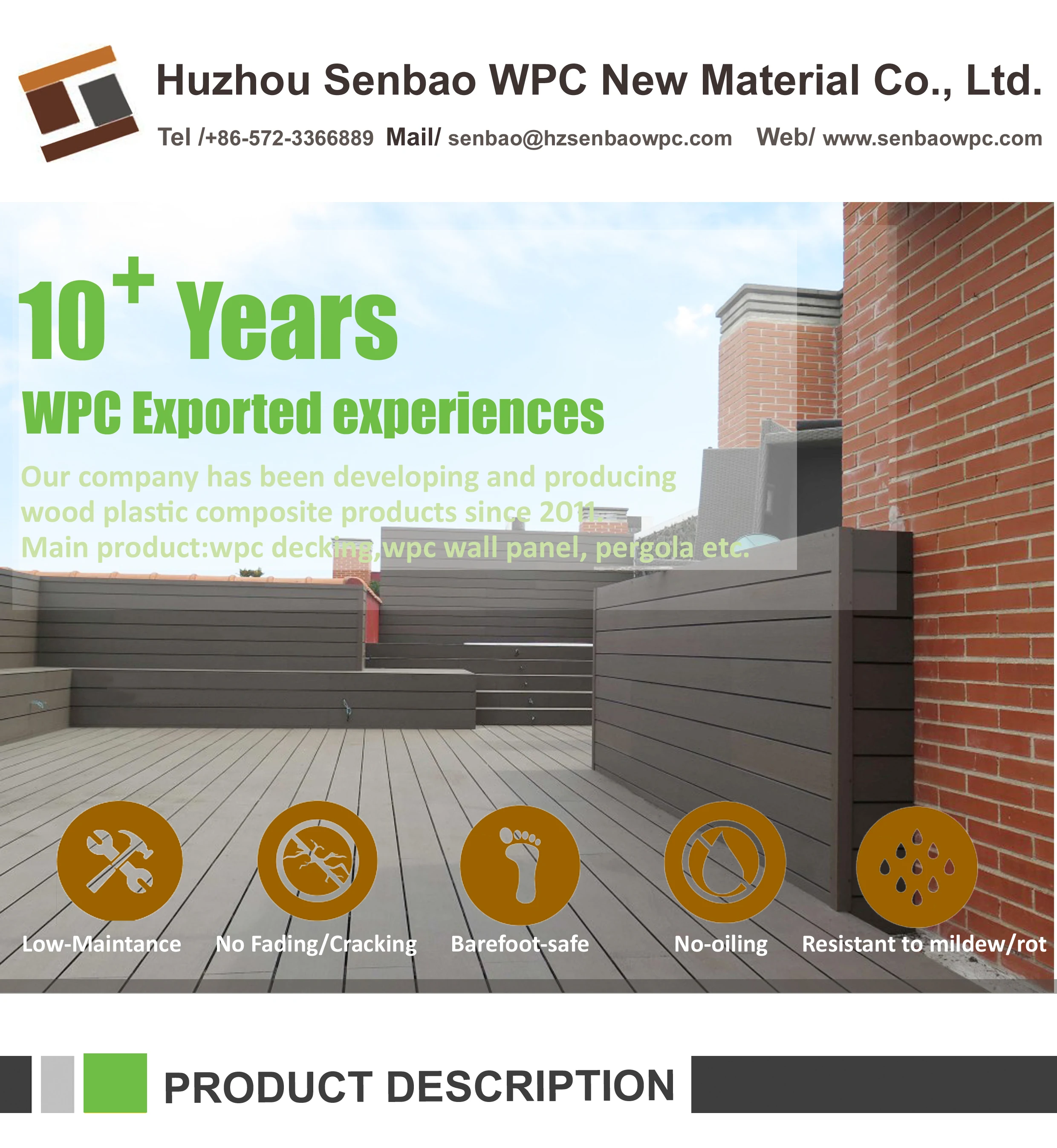 Senbao China Wpc Decking Install Starting Clips/ Stainless Steel Clips ...