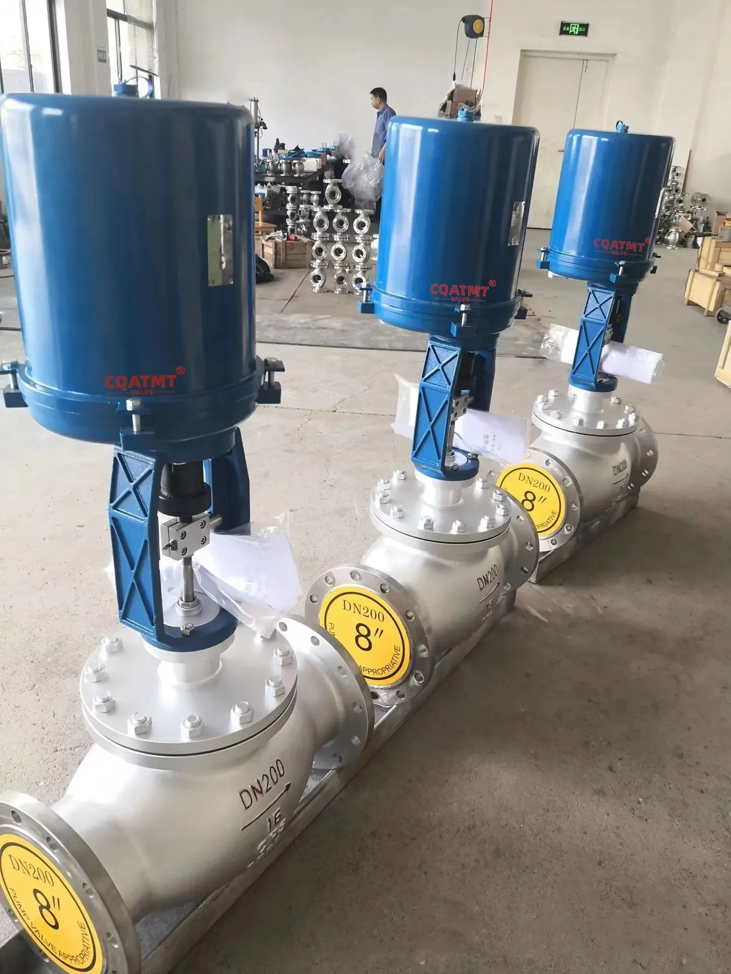 Cqatmt Zdlp Electric Single Seat Sleeve Electronic Regulating Valve Ss 304ss316l Stainless Steel ...