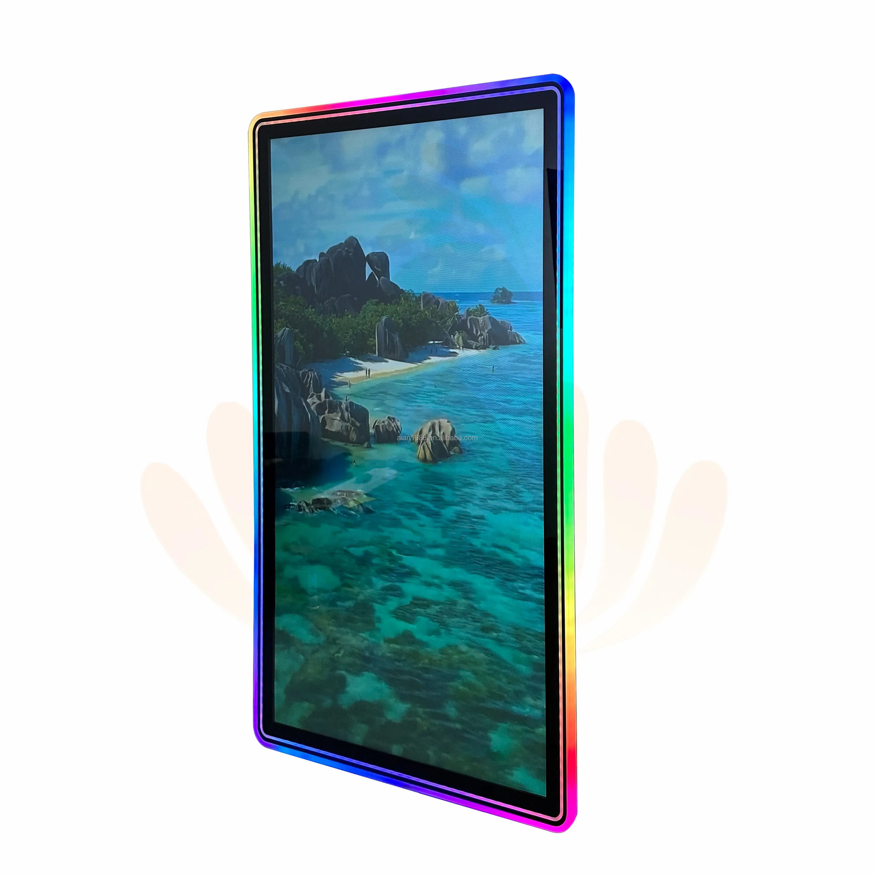 43 Inch Vertical Capacitive Double Acrylic Led Bezel Keno Game Touch ...