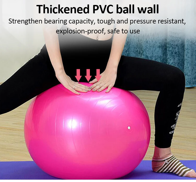 Wholesale Gym Fitness Exercise Thicken Inflatable Anti Explosion 55 Cm ...