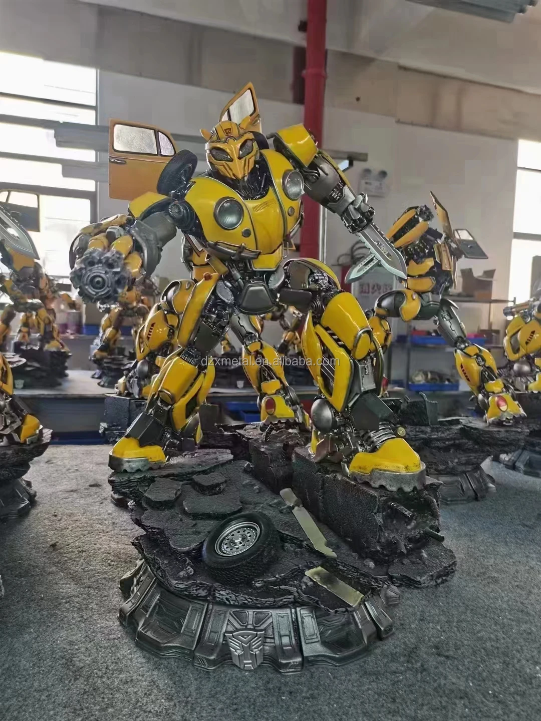 Custom Made Life Size Resin Movie Bumblebee Sculpture 67cm Height Mavel ...