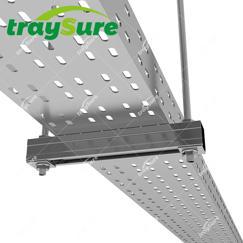 Ventilated Perforated Trough Cable Tray Hot Dipped Galvanized Cable ...
