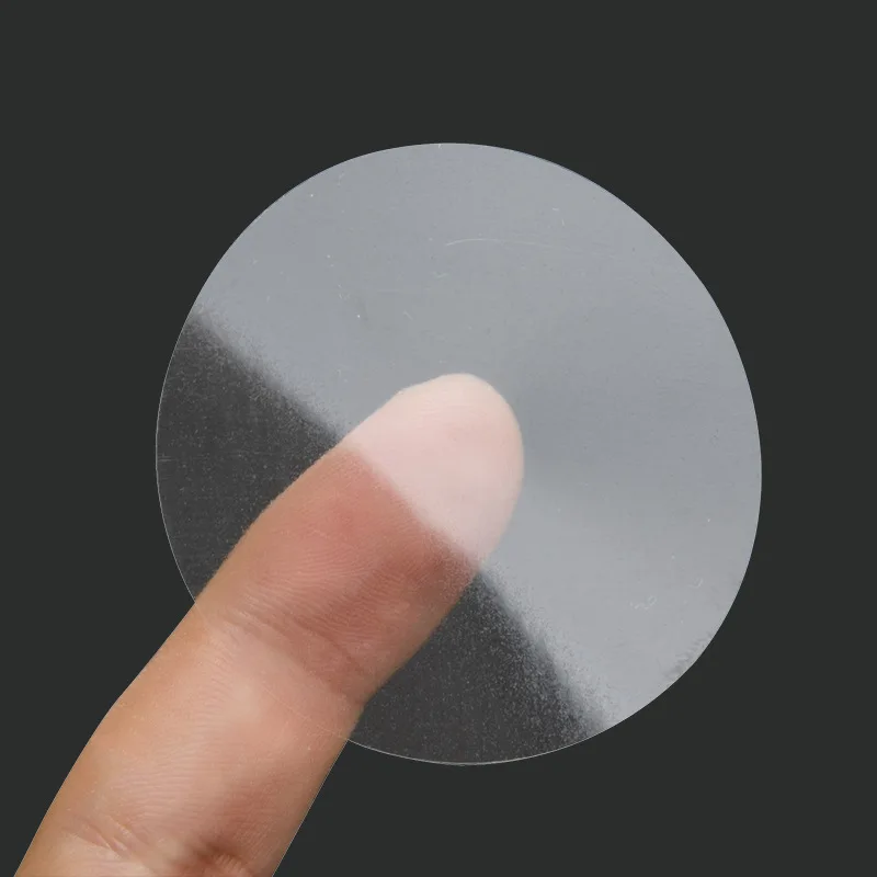 Retail Transparent Circle Seal Label 1 Inch Clear Round Sticker Sheets ...
