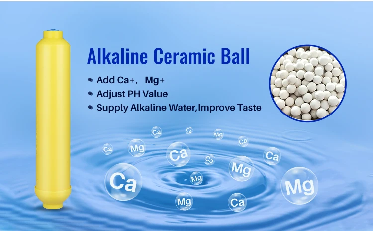 UV Light Mineral Balls Alkaline Ceramic Balls 8 Stage RO Filtration ...