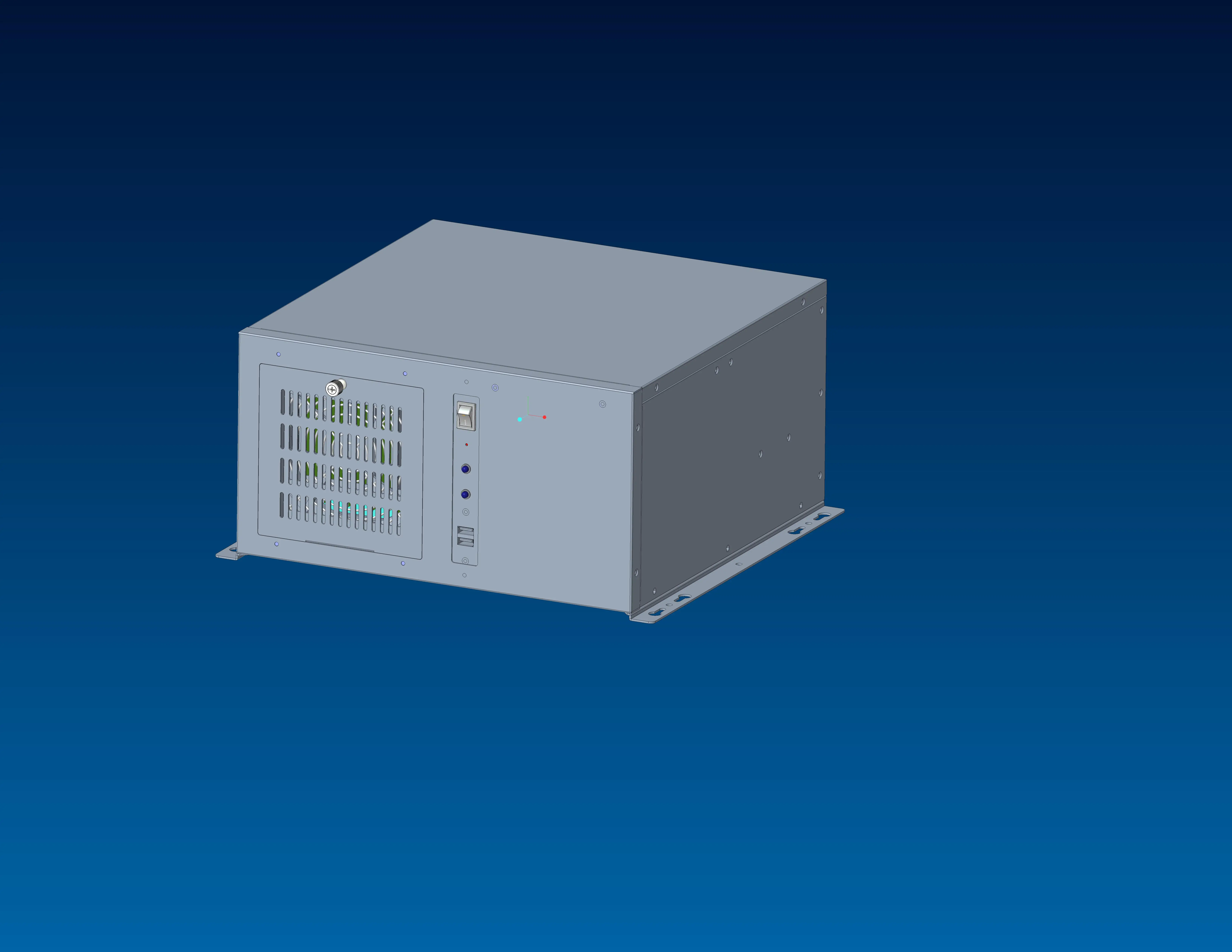 Shoe Box Style ATX PC Case - Industrial Server Chassis