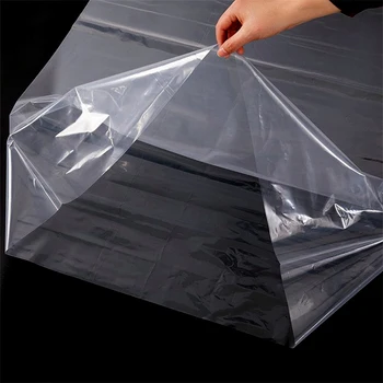 50 Micron Plastic Large Poly Bag 6 Mil Industrial Clear Bags - Buy 50 ...