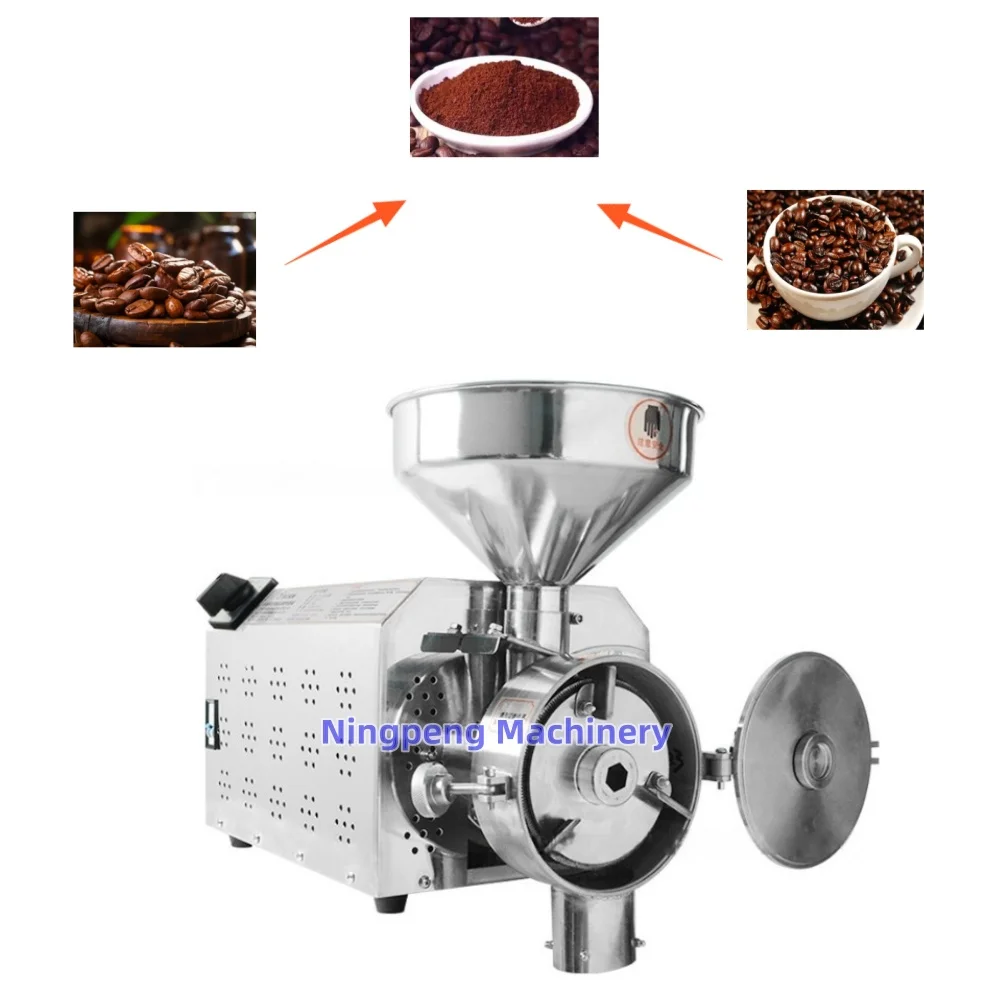 NP Brand salt rock grinding machine dry beans grinding machine electric ...