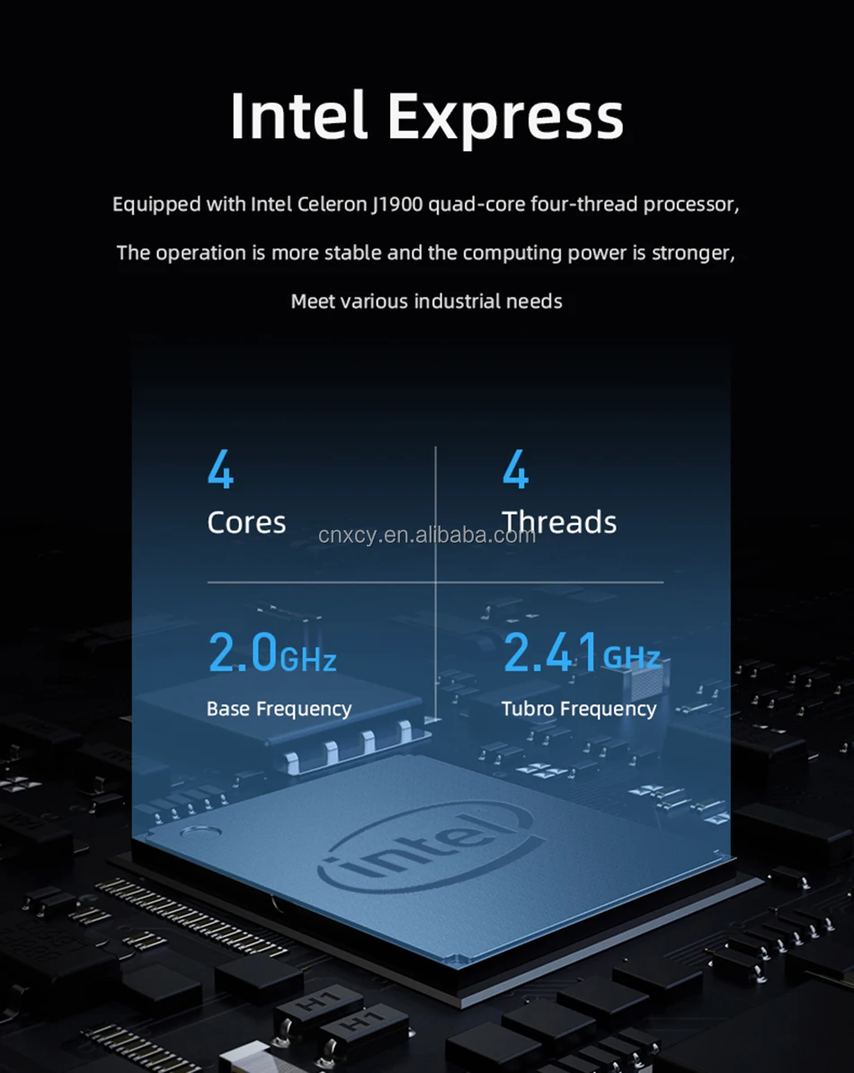 XCY 2 Ethernet Mini Pc - Fanless Industrial Computer