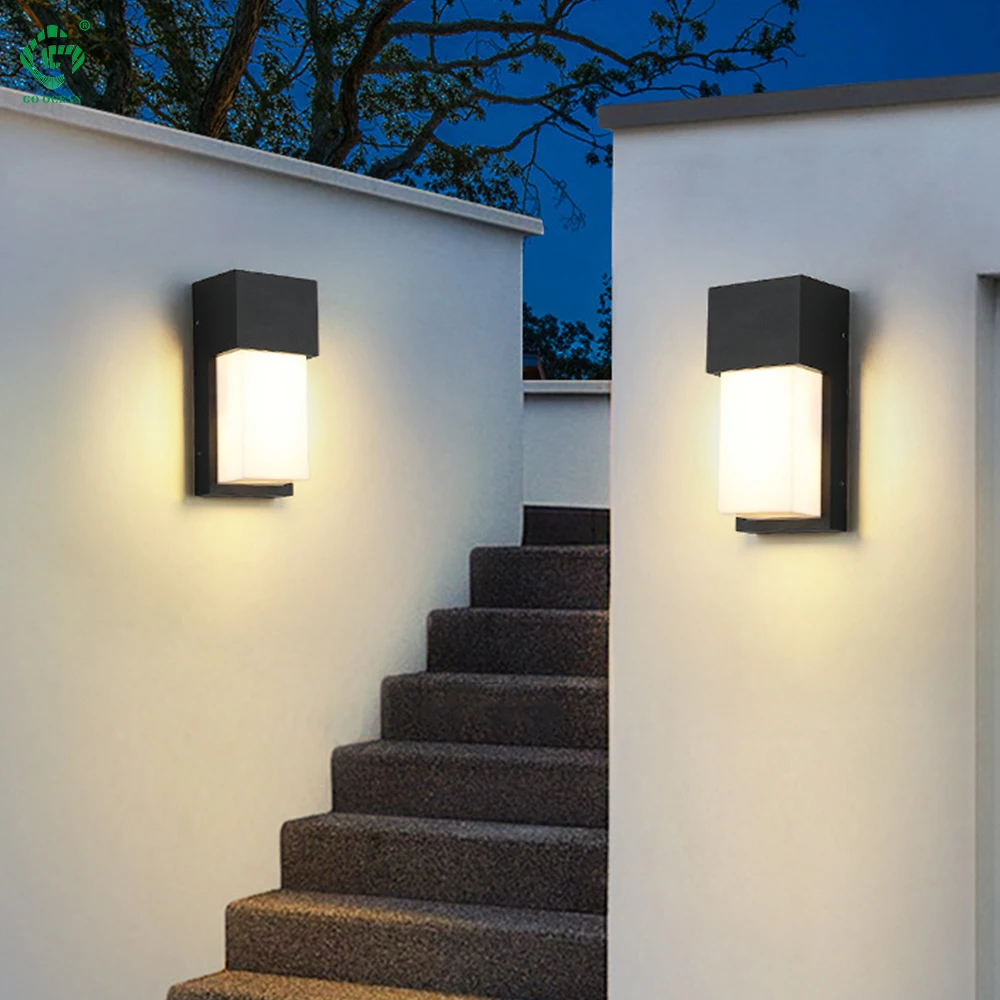 modern led exterior lighting outdoor waterproof outside wall lighting ...