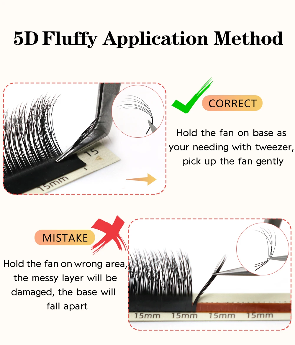 Lashonly 3D Multi-Layer Camellia Eyelashes Vivid Fluffy Matte False ...