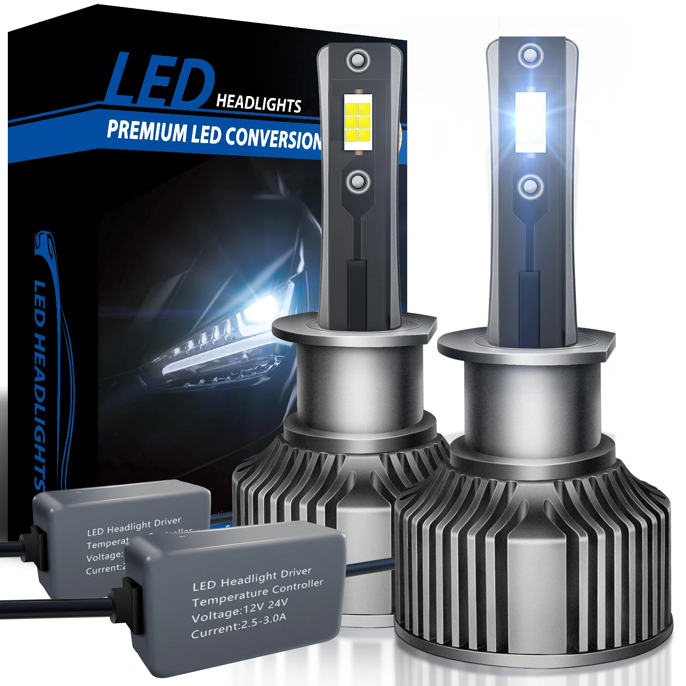 Universal LED Headlight Bulbs - Bright, Efficient, Reliable