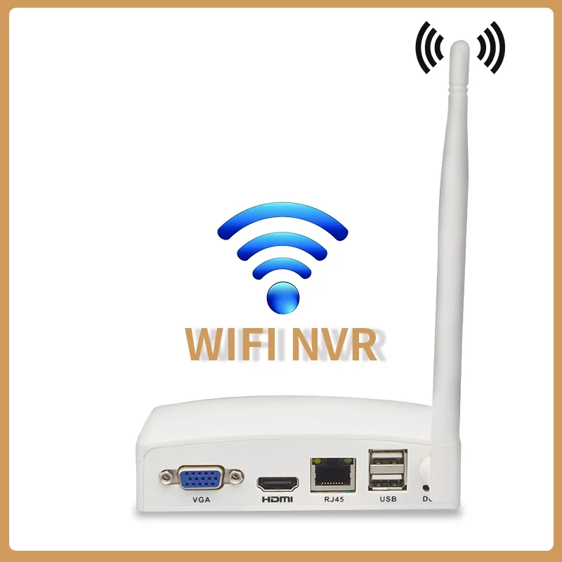 4ch Wifi CCTV Camera HD NVR Wireless Security Systems