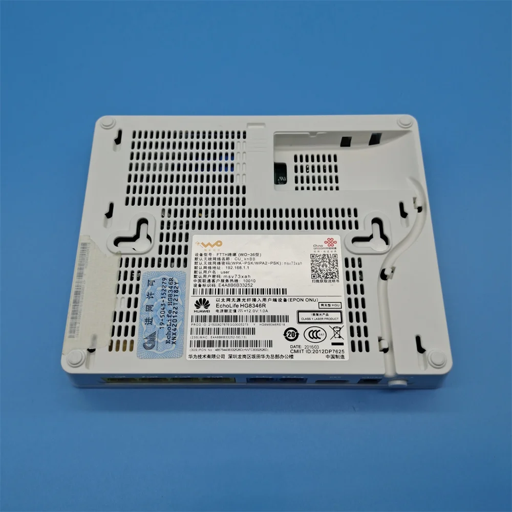 Huawei Hg8346r Xpon 4ports Onu 4fe+2tel+wifi English System Ftth Huawei ...