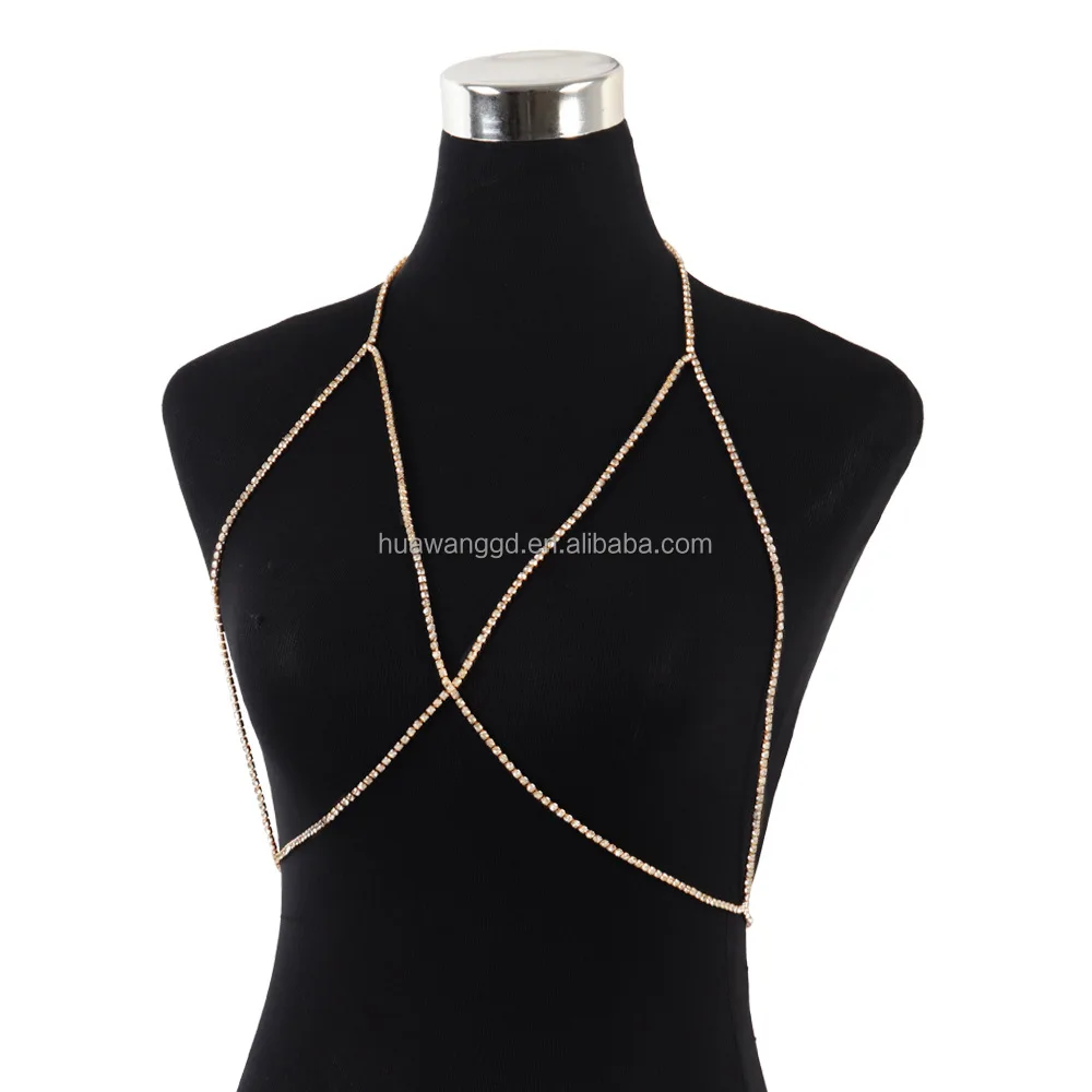 Shop Our Simple Water Diamond Chest Chain - Personalized & Sexy