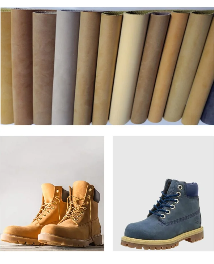 Waterproof Durable Nubuck Microfiber Leather Material For Shoes - Buy ...
