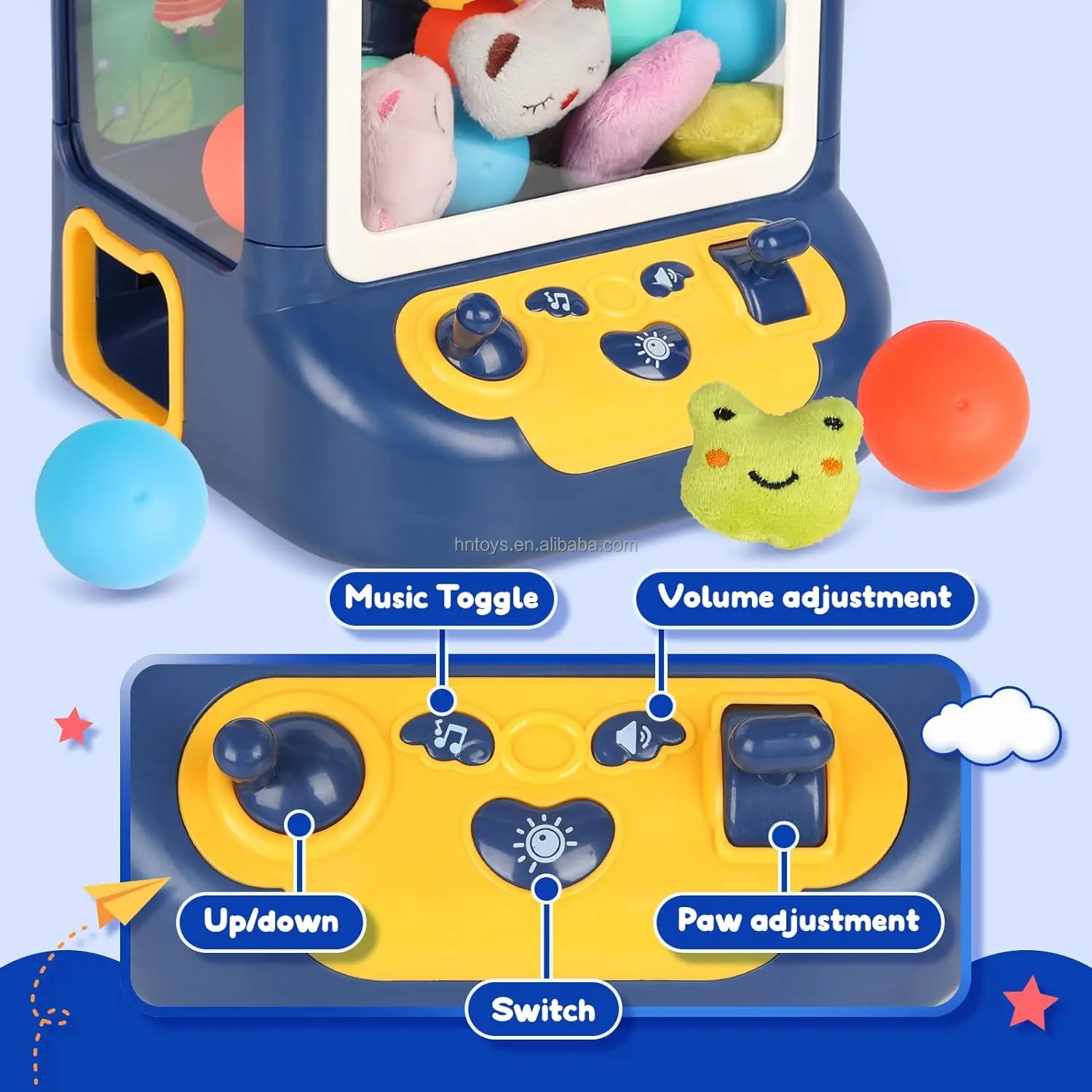 Mini Claw Machine for Kids - Fun Game with Plush Toys