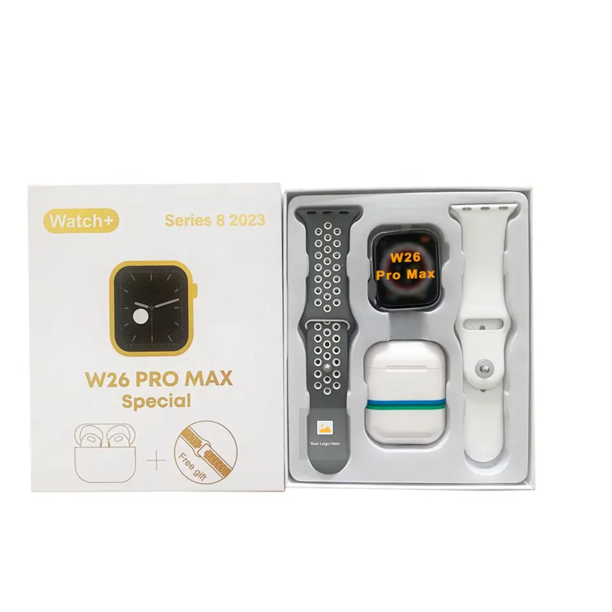 Earphone Watch 2 In 1 W26 Pro Max W26 Pro Max Special Smart Watch - Buy W26 Pro Max Special ...