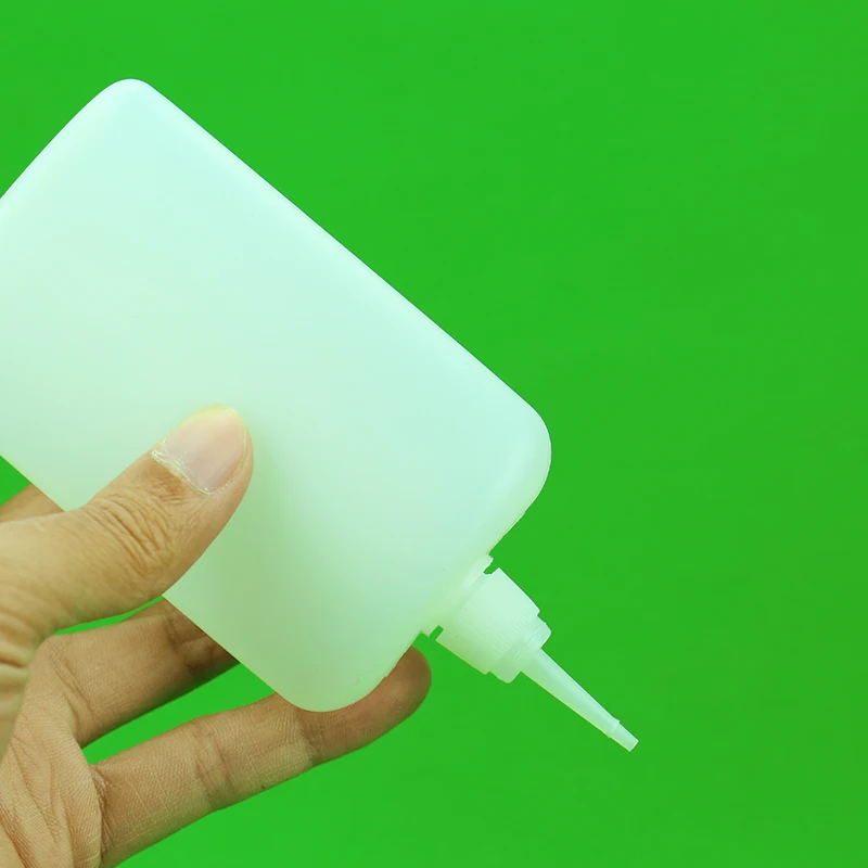 100ml HDPE White Plastic Dropper Squeeze Glue Bottle with Screw Cap ...
