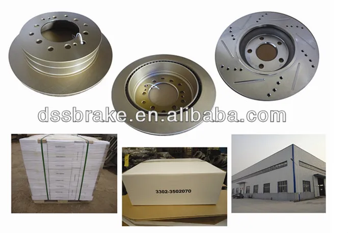 Dss Top Quality Drilled And Slotted Front Auto Brake Parts Carbon ...