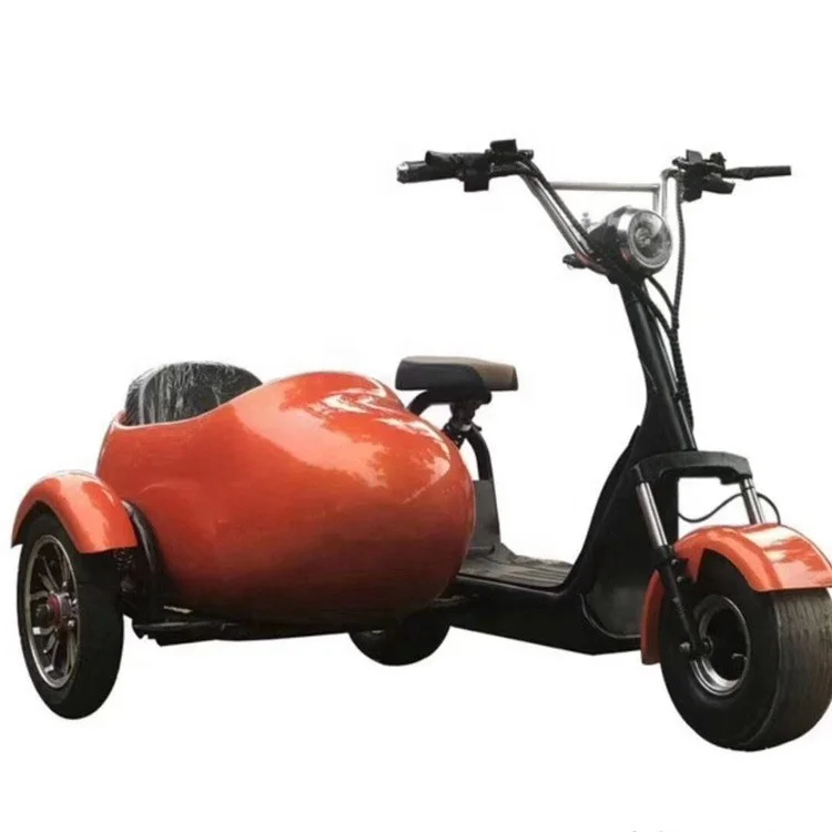 Retro Motorcycle Sidecar Side Three Wheeled Motorcycle Three-wheel ...