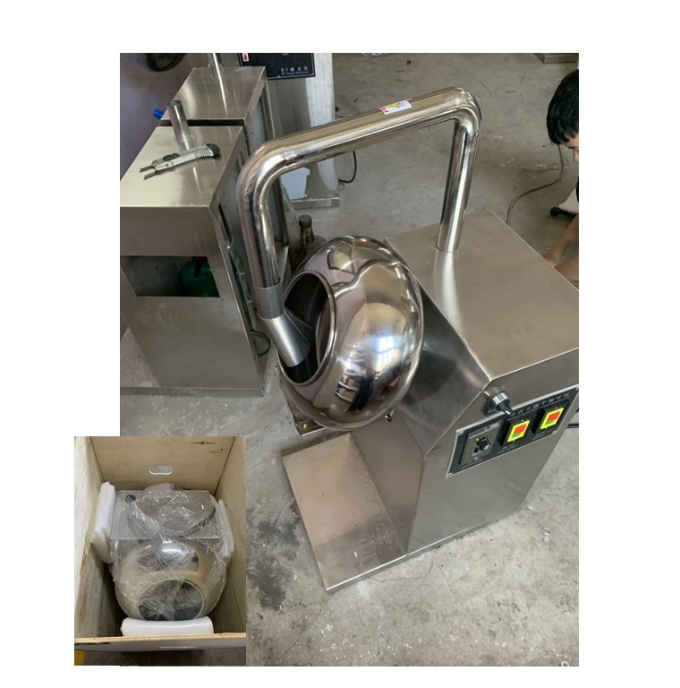 Small Coating Pan Sugar Coating Machine Small Sugar Chocolate Coating ...