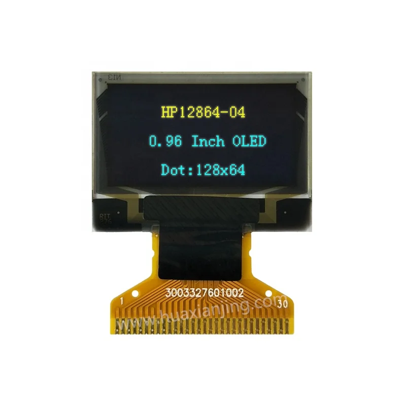 0.96 Inch 128x64 Dot Matrix Blue White Cog Oled Display Module Ssd1315z ...