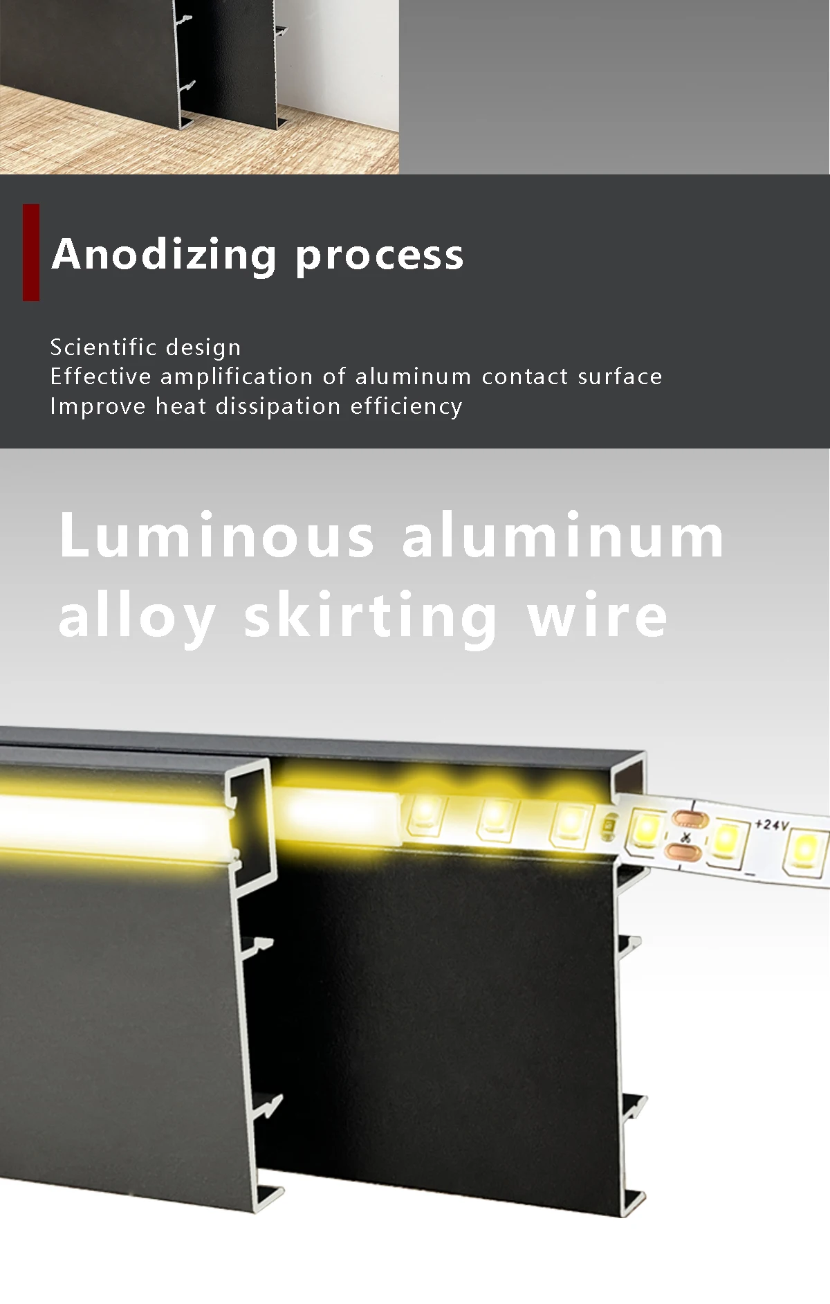 Hidden Lighting Concealed Led Bar Aluminum Profile Led Light Wall ...