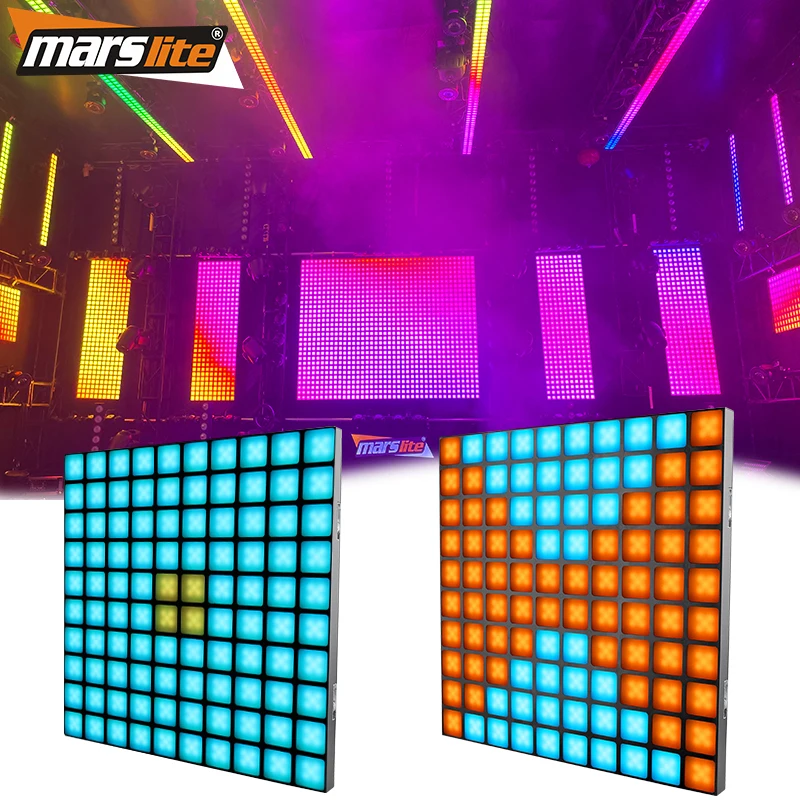 Marslite Led Light 10 X2 Led Full Color Dot Matrix Dmx Matrix Blinder ...
