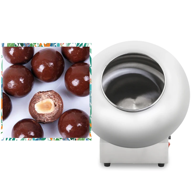 Chocolate Almonds Nuts Coating Machine Peanut Sugar Candy Coating ...