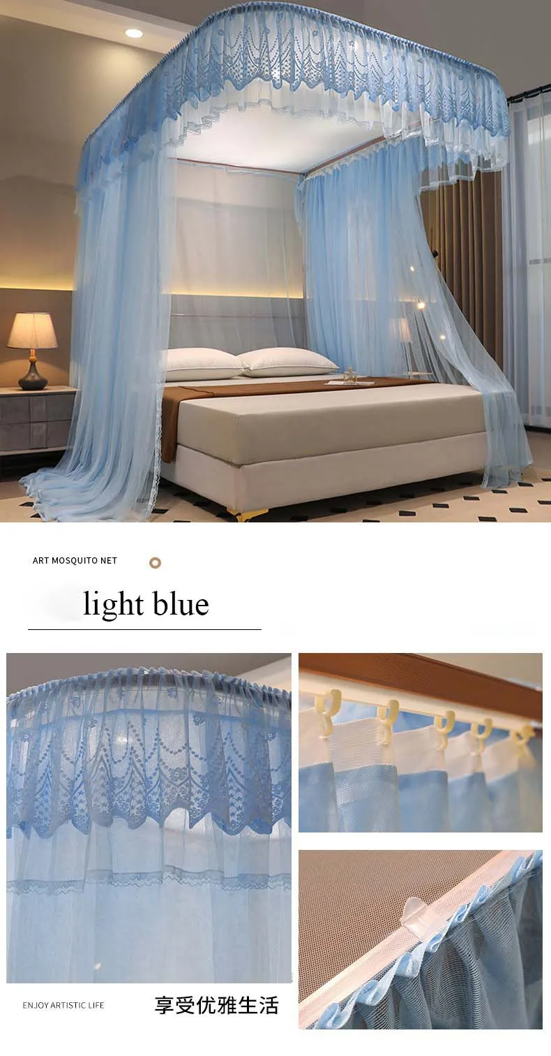 Mosquito Net Bed Canopy - Princess Style Indoor Decoration