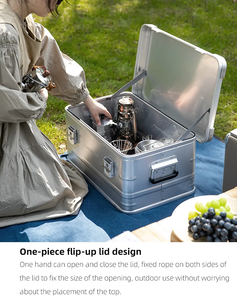 Shimoyama Outdoor Camping Storage Box Aluminum Alloy Hunting Gear And ...