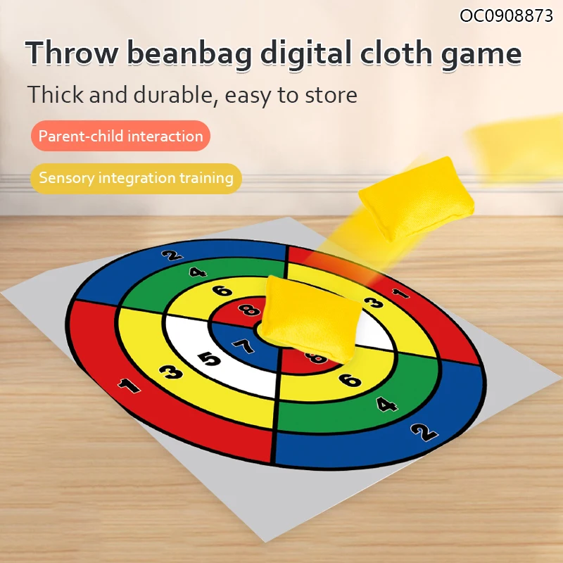 Interesting Throwing Score Mat Target Mini Bean Bag Toss Game for Kids ...