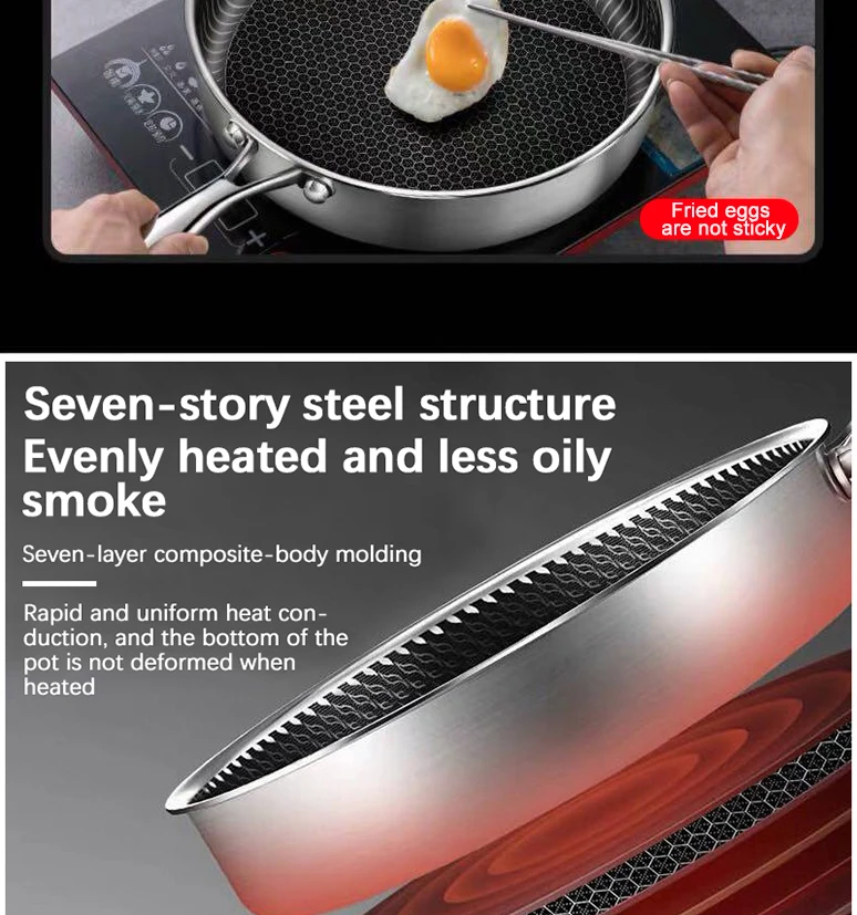 Wholesale Frying Pan Cookware Set - Honeycomb Non-stick