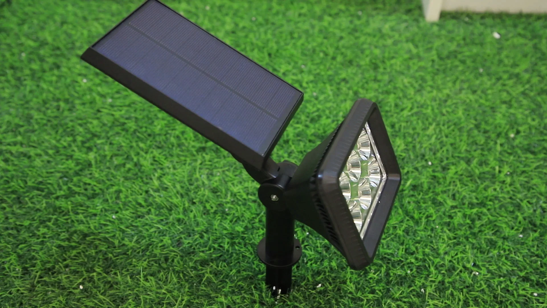 Solar Spotlight Waterproof Outdoor Garden Led Solar Lawn Spike Spot ...